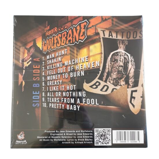 Live Faster LP White Vinyl – Wolfsbane